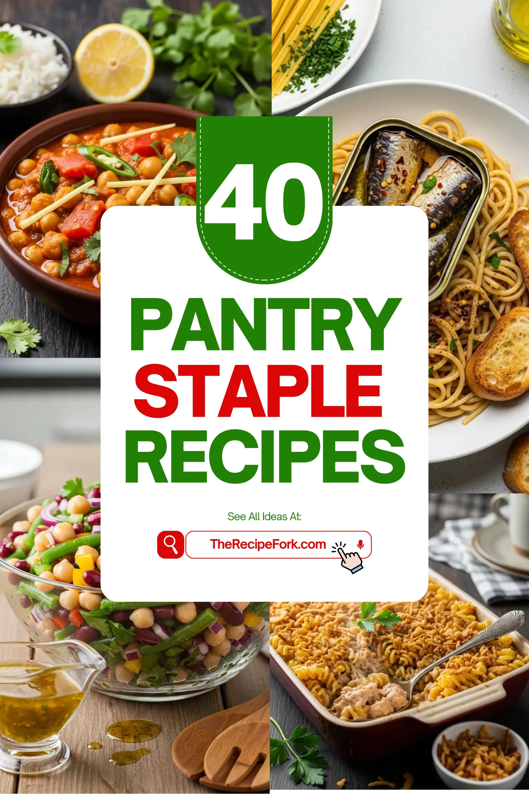 Running Low on Groceries? 40 Easy Pantry Staple Recipes for Dinner ...